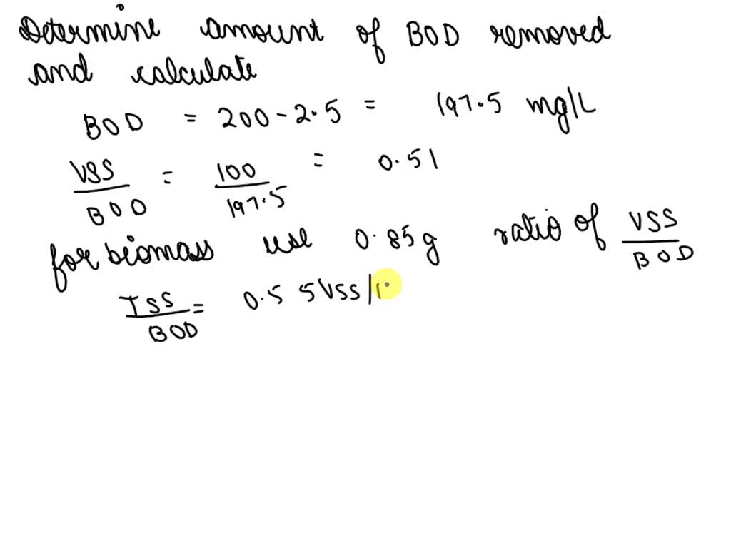 SOLVED: A complete-mix suspended growth reactor, without a clarifier ...