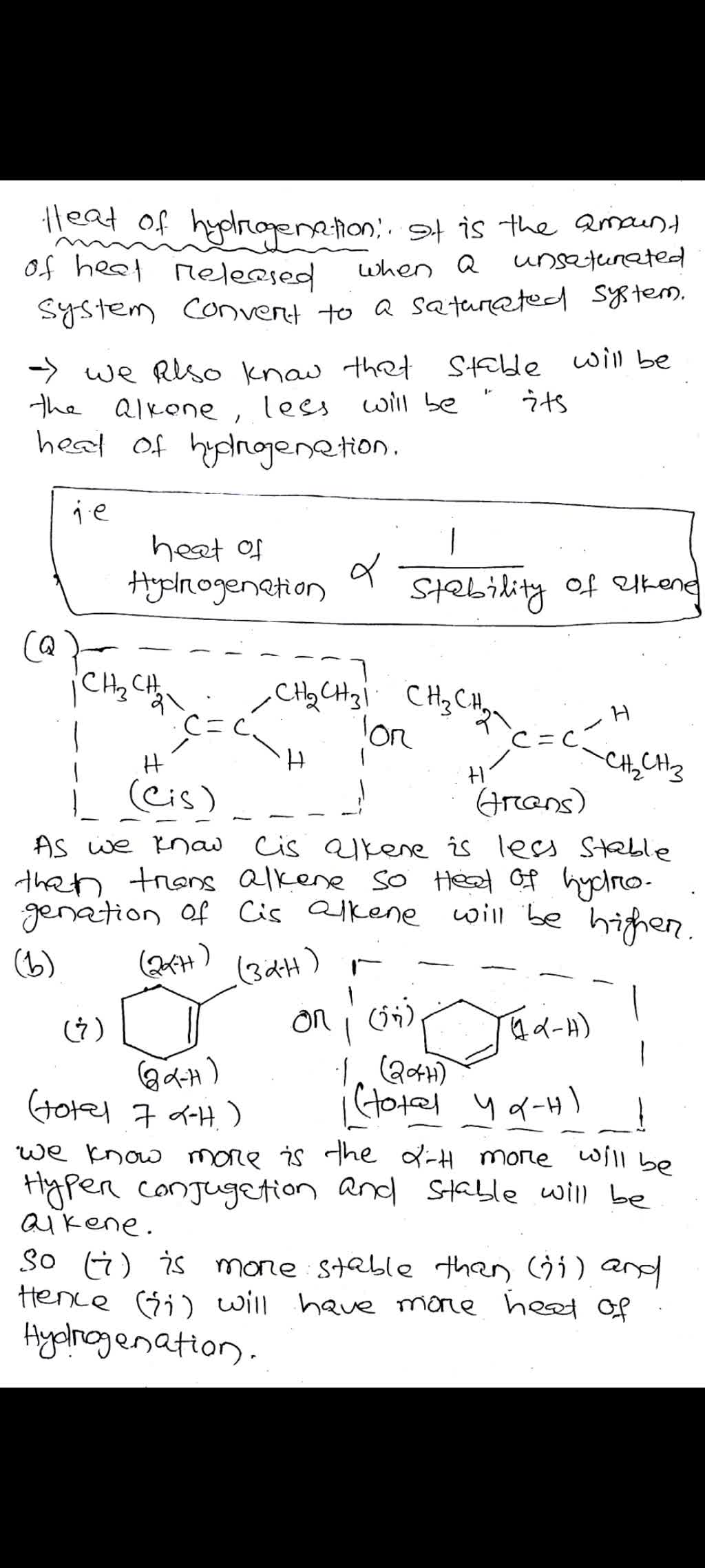 SOLVED: 12) What alkene lormed greatest yield in the following Hotmann ...
