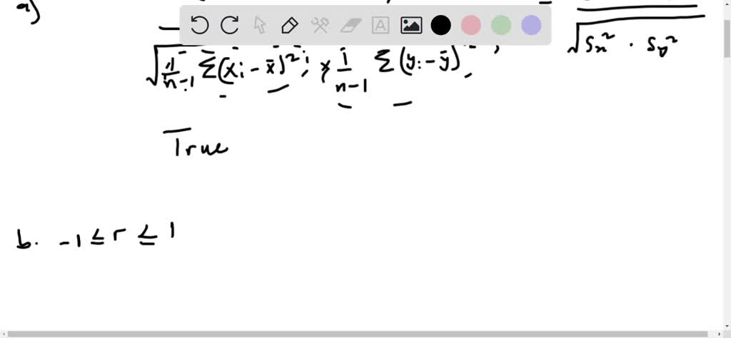 Solved In A Simple Linear Regression The Square Of The Correlation