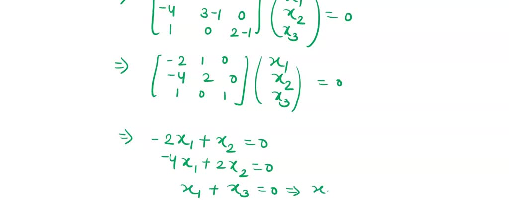 Solved Find The Eigenvalues And The Eigenvectors Of The Matrix A Then Determine Both The