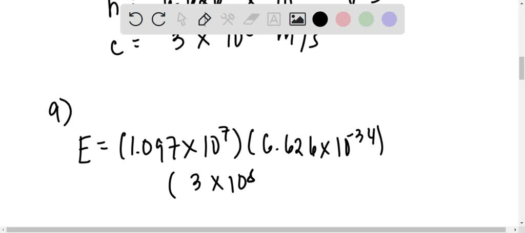 Solved A Hydrogen Atom Initially In The N 3 Level Emits A Photon And