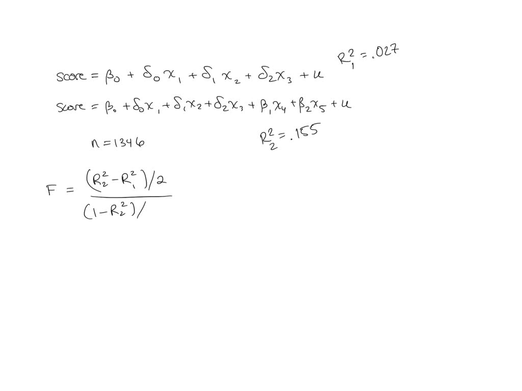 SOLVED: Below you can find the equations corresponding to two different ...