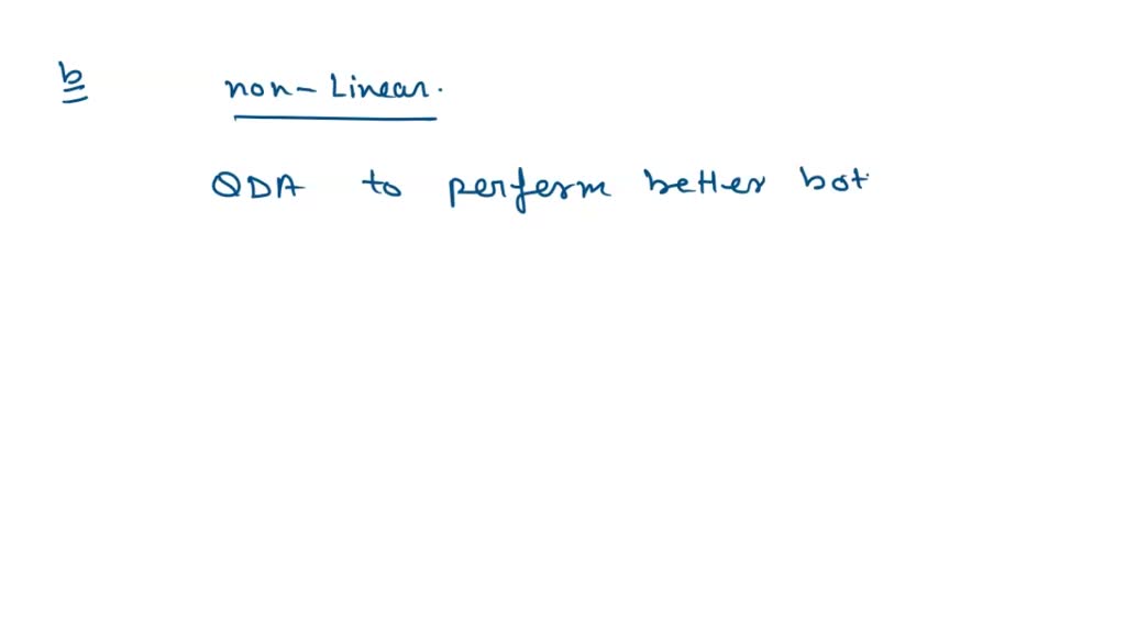 SOLVED: 2.In this exercise we examine the differences between LDA and ...