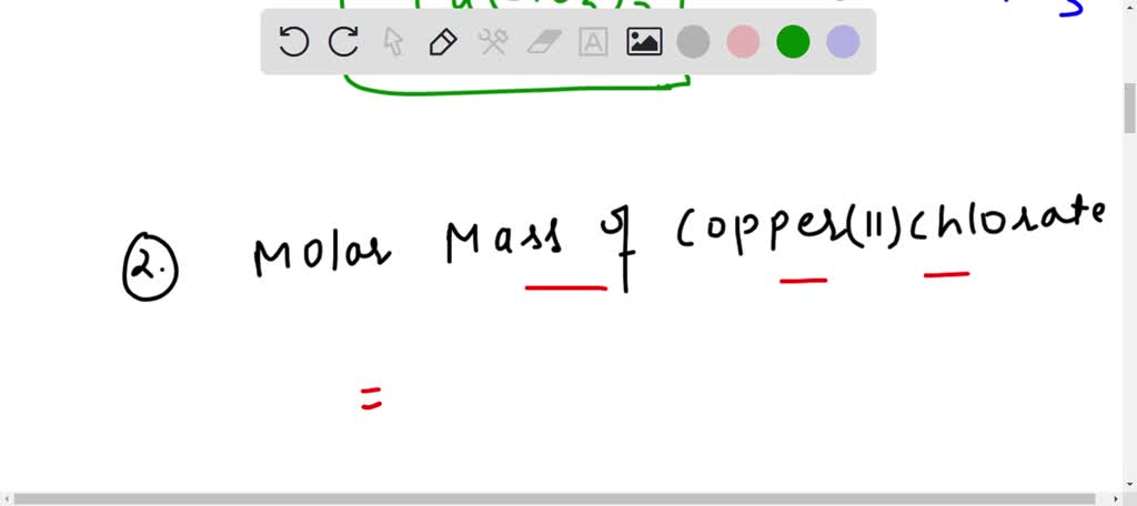 SOLVED: What is the formula for copper (Il) chlorate Preview What is ...
