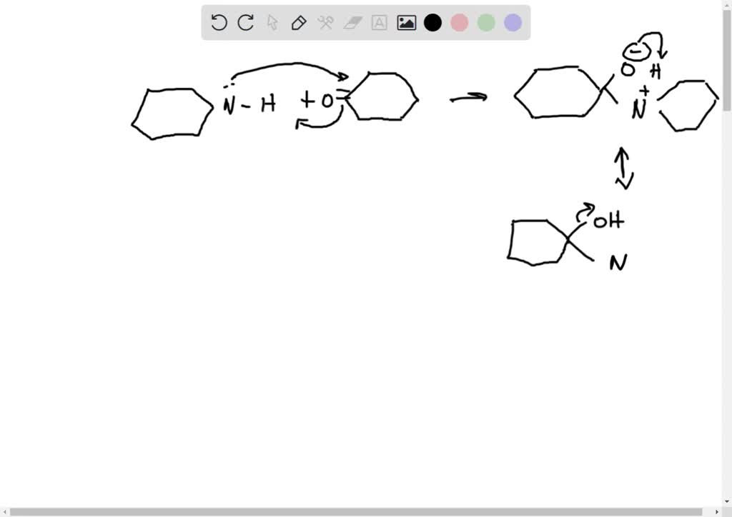 SOLVED: In the reaction of cyclohexanone with piperidine, what is the ...