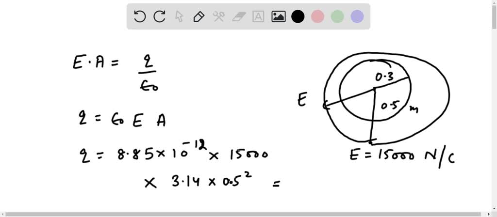 SOLVED: Q3 / An insulating sphere of radius 2𝑚 contains 50𝜇𝐶 of ...