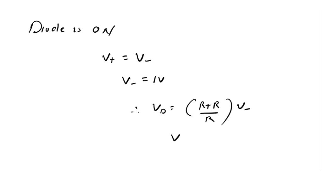 SOLVED: The op amp in the precision rectifier circuit of Fig.P4.83 is ...