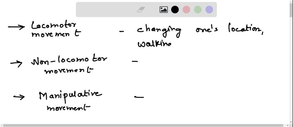 SOLVED: What is the difference between locomotor movement, non ...