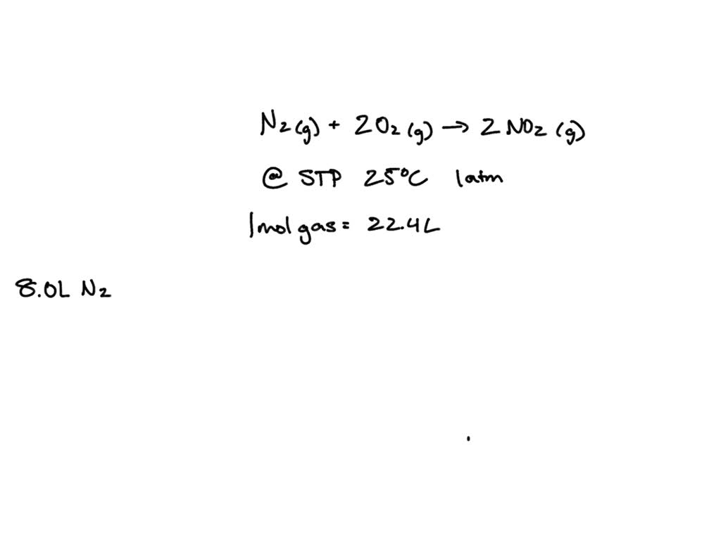 SOLVED: Nitrogen monoxide can be formed according to the equation: N2(g ...