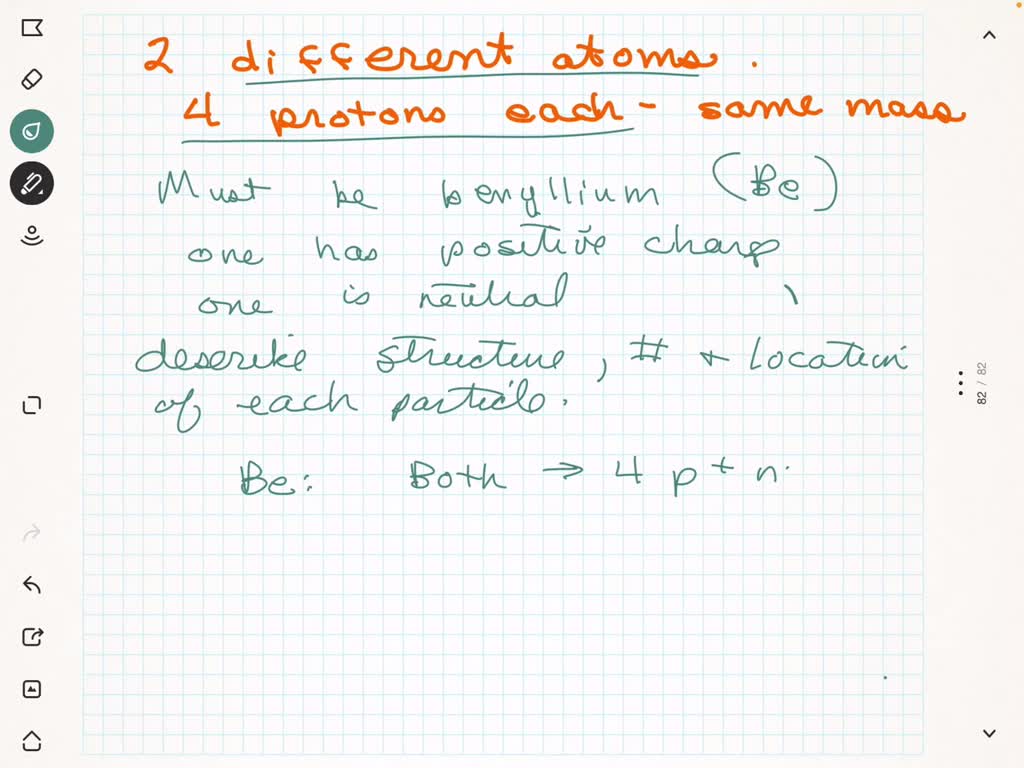 PLEASE HELP!!!(Just one question)Two different atoms have four protons ...