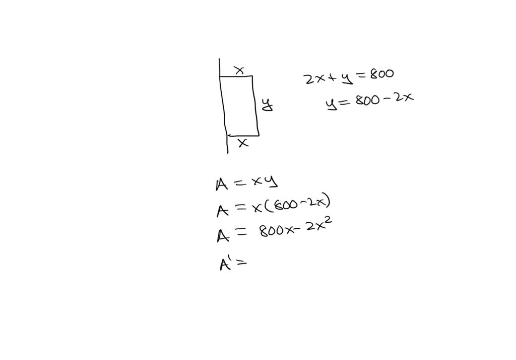 SOLVED: QUESTION 3 A rectangular storage area is to be constructed ...