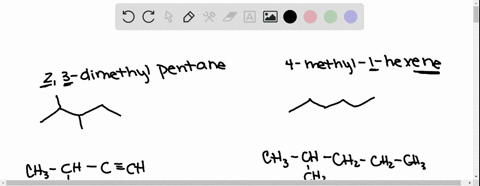 Draw dot structure of the following propane butane pentane...