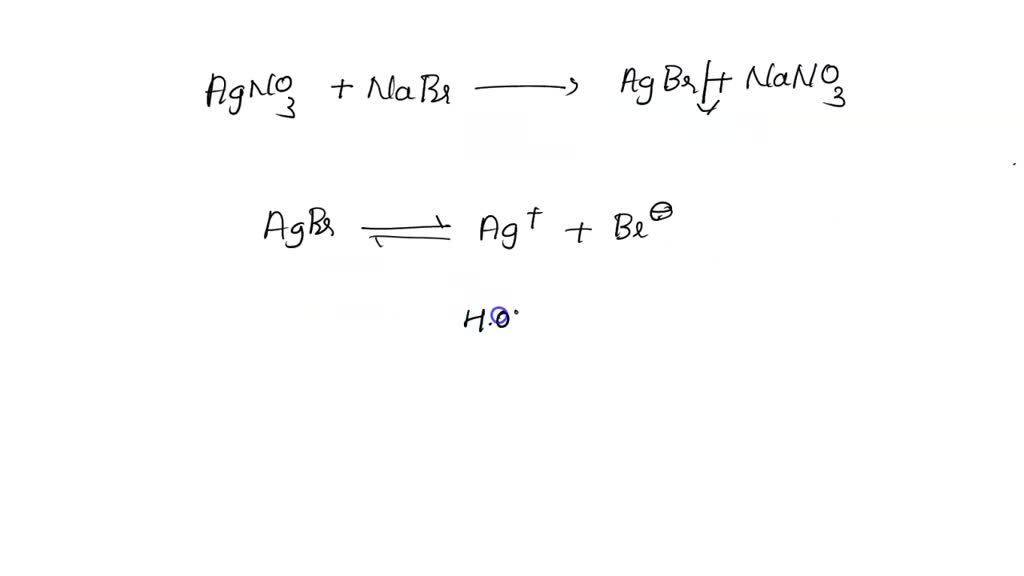 SOLVED: QUESTION AgBr is a slightly soluble compound: If AgNO3 is added ...