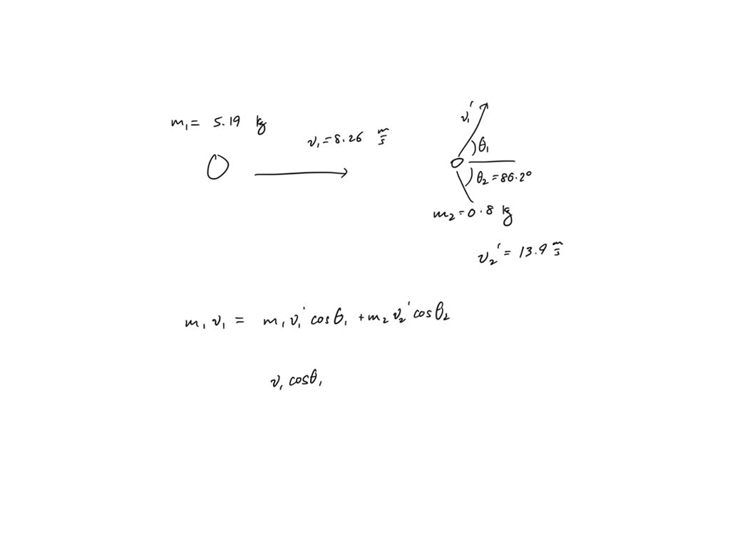 SOLVED: A 5.19-kg bowling ball moving at 8.26 m/s collides with a 0.8 ...
