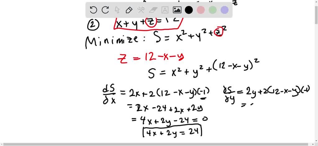 SOLVED: 14 Find three real numbers whose sum is 12 and the sum of whose squares is a small as ...