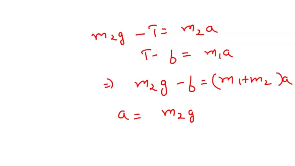 SOLVED: A block of mass m1 = 2.30 kg is connected to a second block of mass m2 = 1.70 kg , as ...