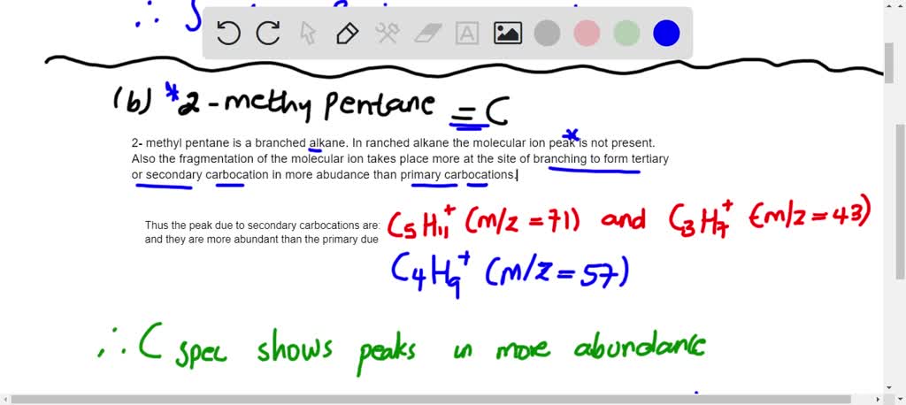 SOLVED: The three compounds hexane, 2 -methylpentane, and 3-methylpentane correspond to the ...
