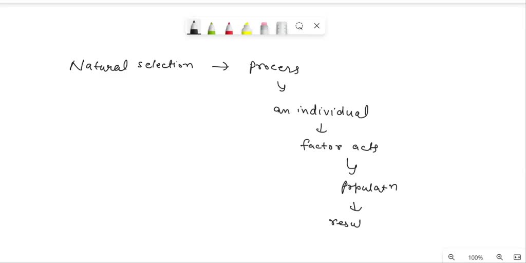SOLVED: In natural selection the selective agent is the