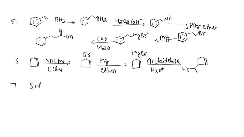 SOLVED: What is the major product for the following reaction? a BH3 ...