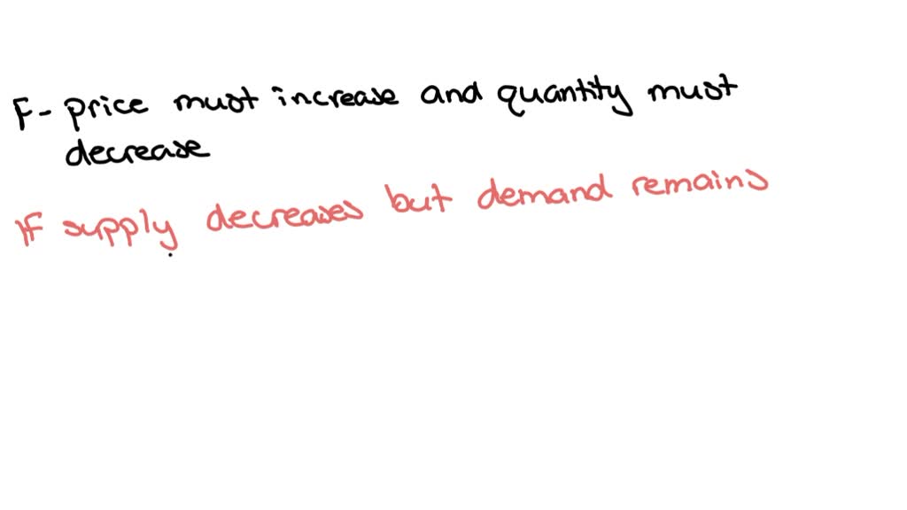 SOLVED: 9. What will happen if both the demand for and supply of a product increase ...