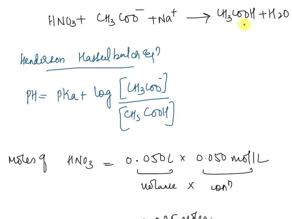 SOLVED: To calculate the pH of the buffer, we need to use the Henderson-Hasselbalch equation ...