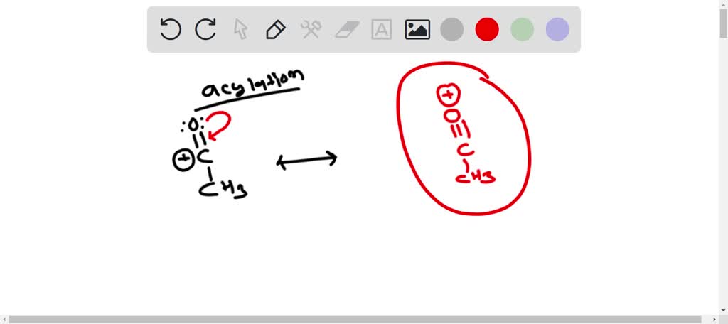 SOLVED: The acylium cation produced in Friedel-Crafts acylation forms a ...