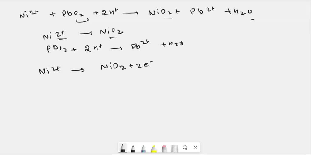SOLVED: When the following equation is balanced properly under acidic ...