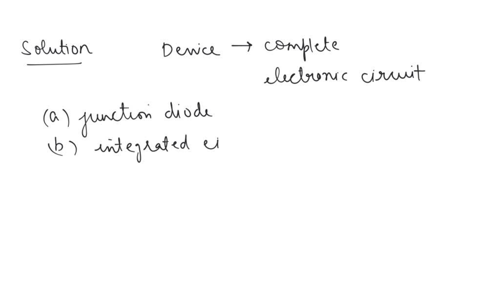 SOLVED: The circuit which carries current across the diode valve is ...