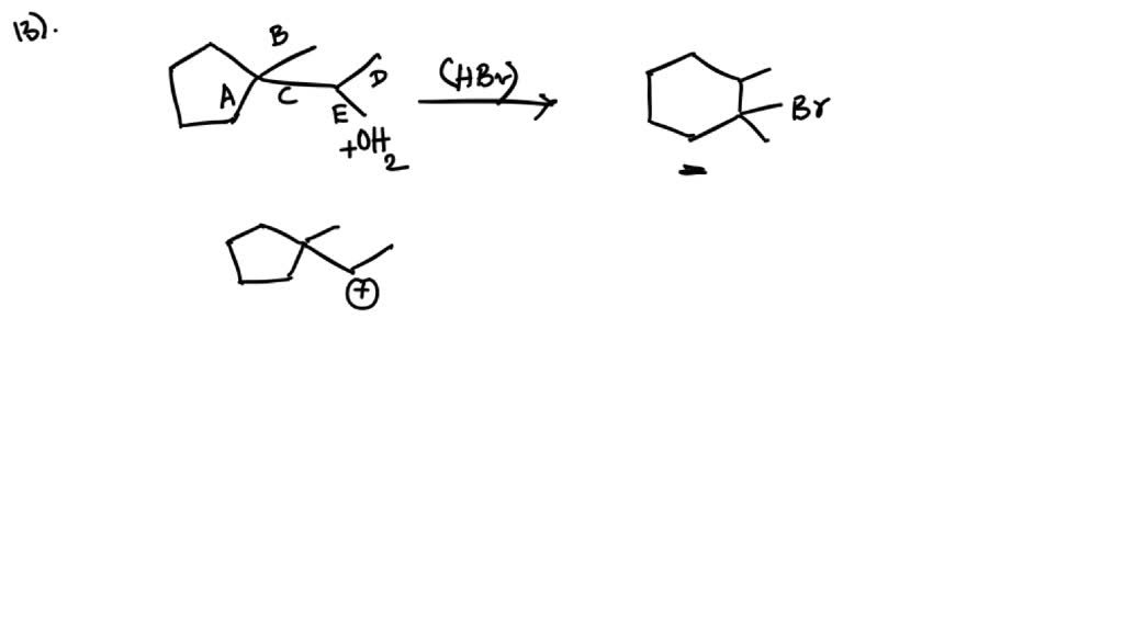 SOLVED: Choose the major expected product for the following reaction ...