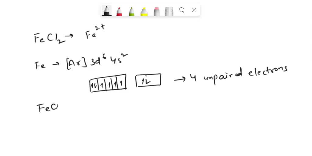 SOLVED: Study the starting FeCl2 and FeCl3 solids used to prepare ...