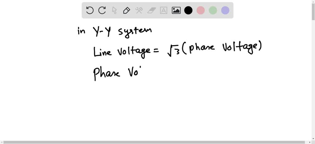 SOLVED: 'in a Y-Y system a line voltage of 220 V produces a phase ...