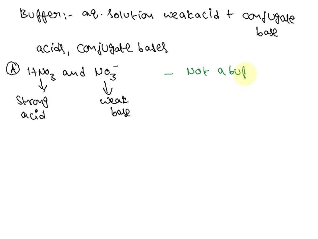 SOLVED: Which of these conjugate acid–base pairs will not function as a buffer:C2H5COOH and ...