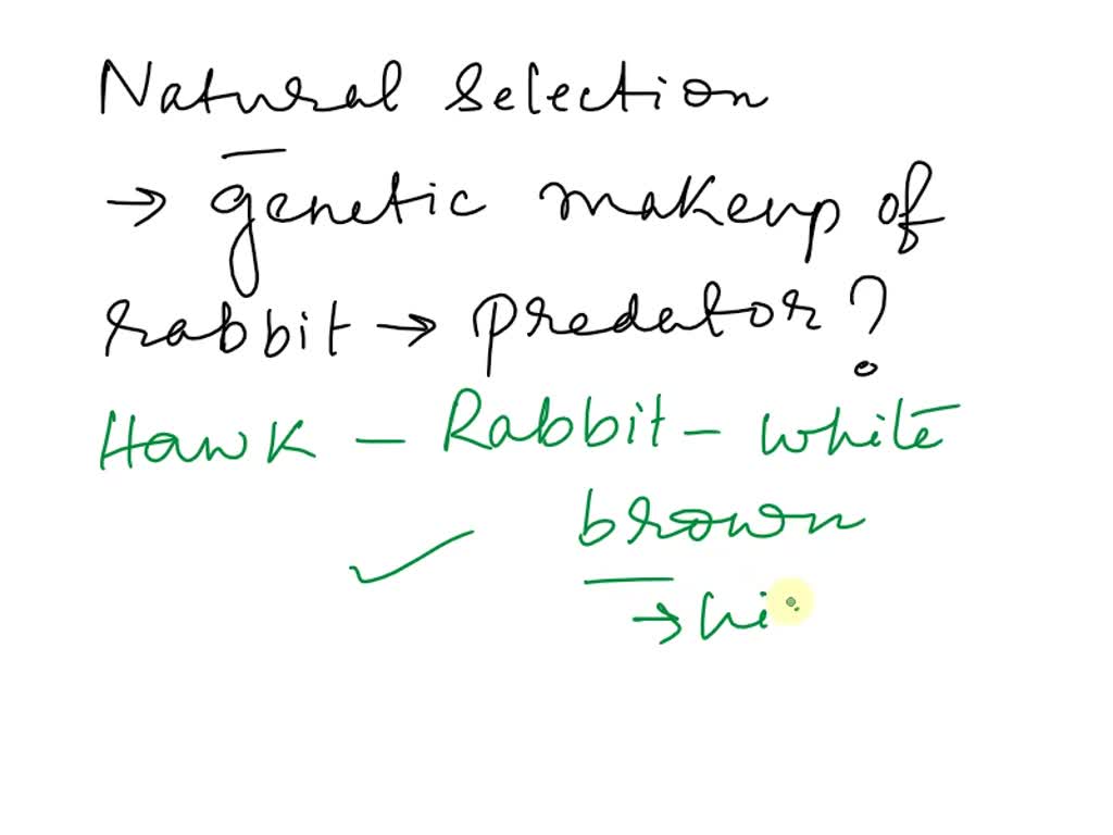 SOLVED: 2. Describe how natural selection might operate to change the ...