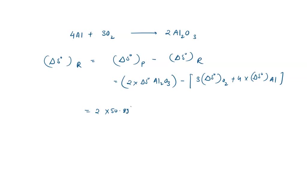 Consider the following redox reaction: 4Al(s) + 3O2(g) â†’ 2Al2O3(s ...