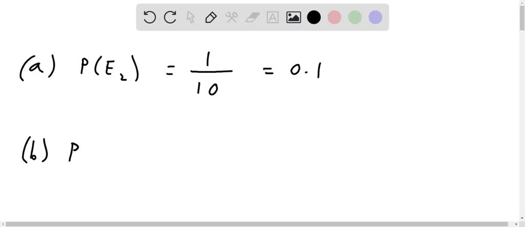 Solved An Experiment Has Ten Equally Likely Outcomes E1 E2 E3 E4