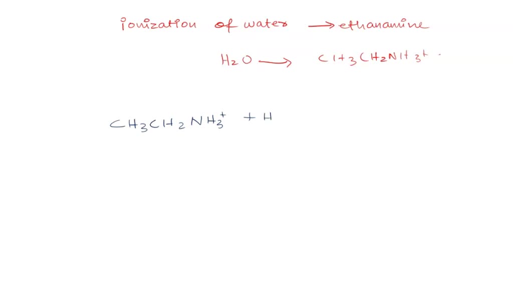 SOLVED: Select the answer that correctly describes the ionization of ...