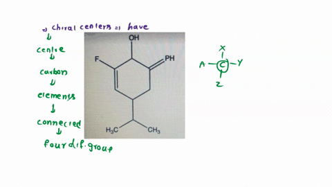 7) How many chiral centers in this compound. Indicate their...