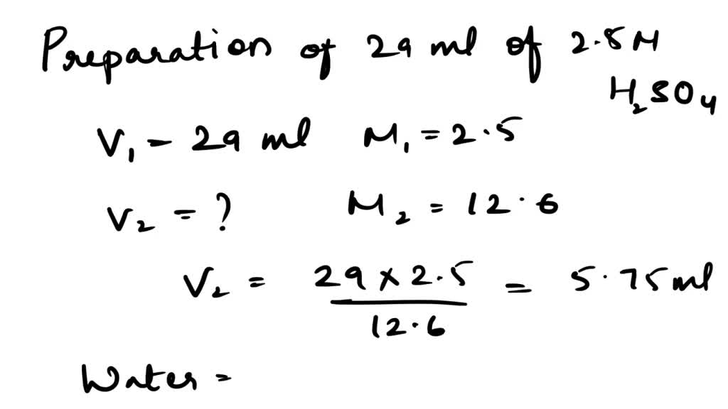 Determine the volume, in milliliters, required to prepare each of the following diluted ...