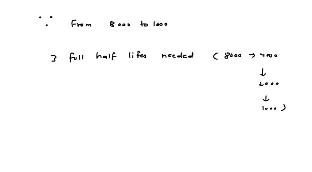 SOLVED: A Geiger counter registers a count rate of 8000 counts per ...