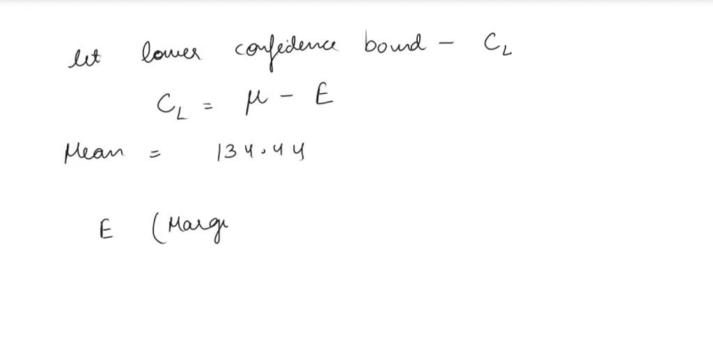 A sample of ultimate tensile strength observations (ksi) was taken. Use ...