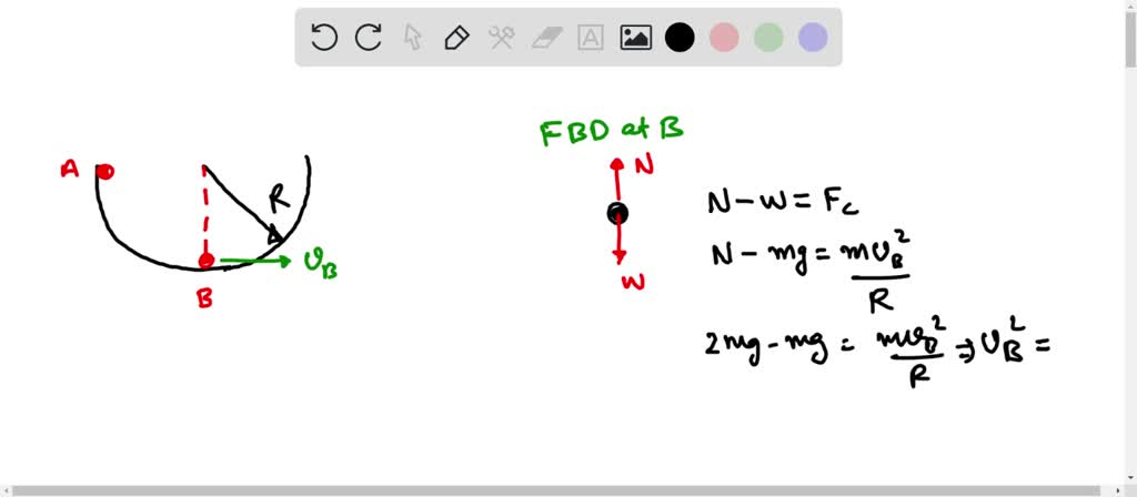 A small rock with mass m is released from rest at the inside rim of a large, hemispherical bowl ...