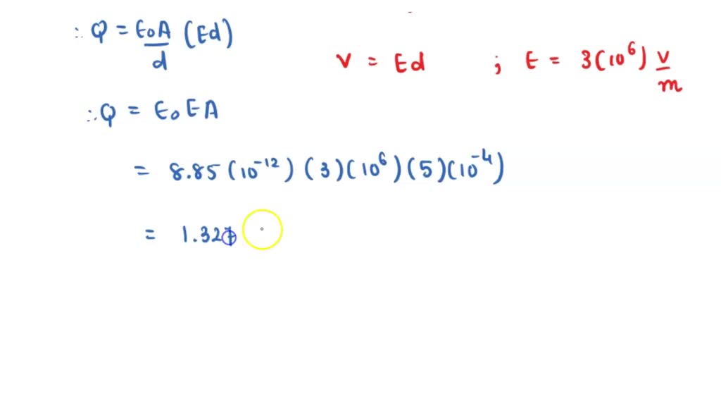 SOLVED: (a) How much charge can be placed on a capacitor with air ...