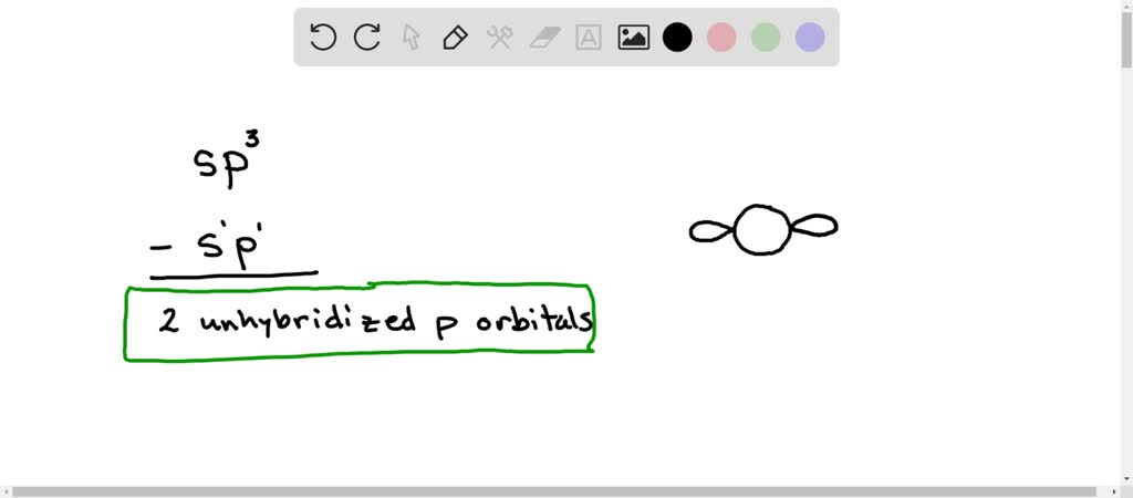 SOLVED: If the valence atomic orbitals are sp hybridized, how many ...