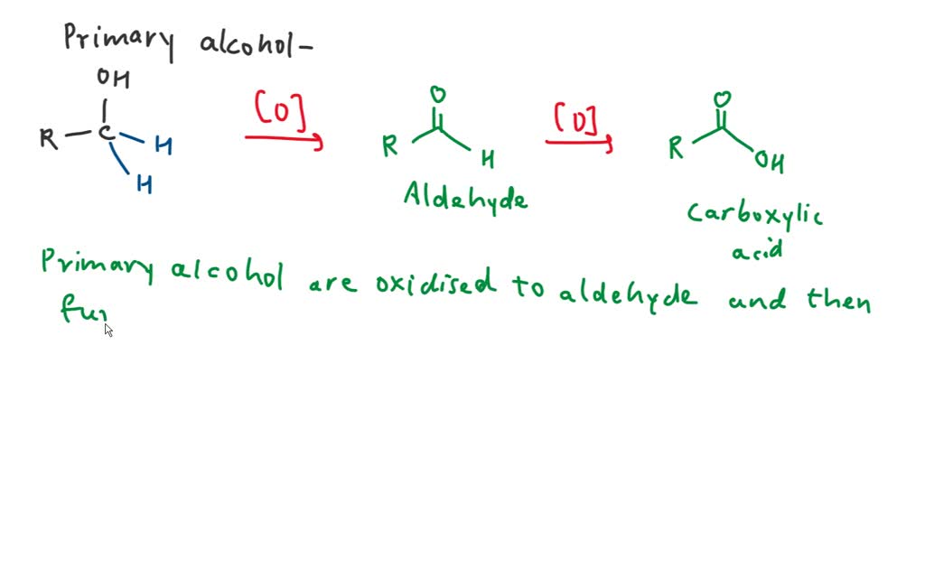 SOLVED: What is the difference between the oxidation of a primary and ...