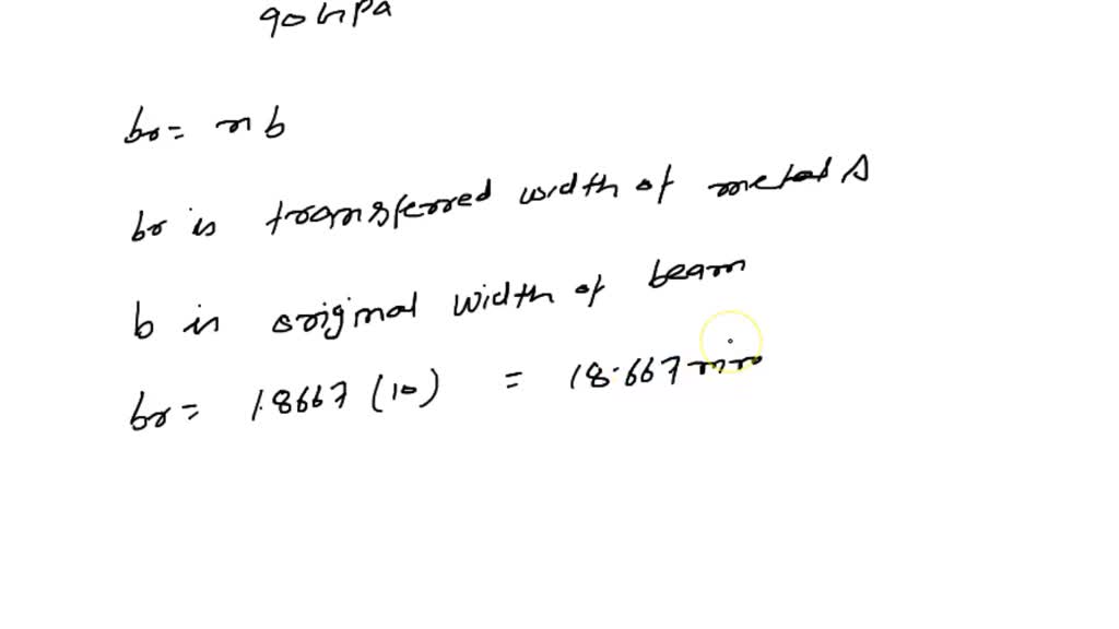 SOLVED: The cross section of a bimetallic strip is shown in the figure ...