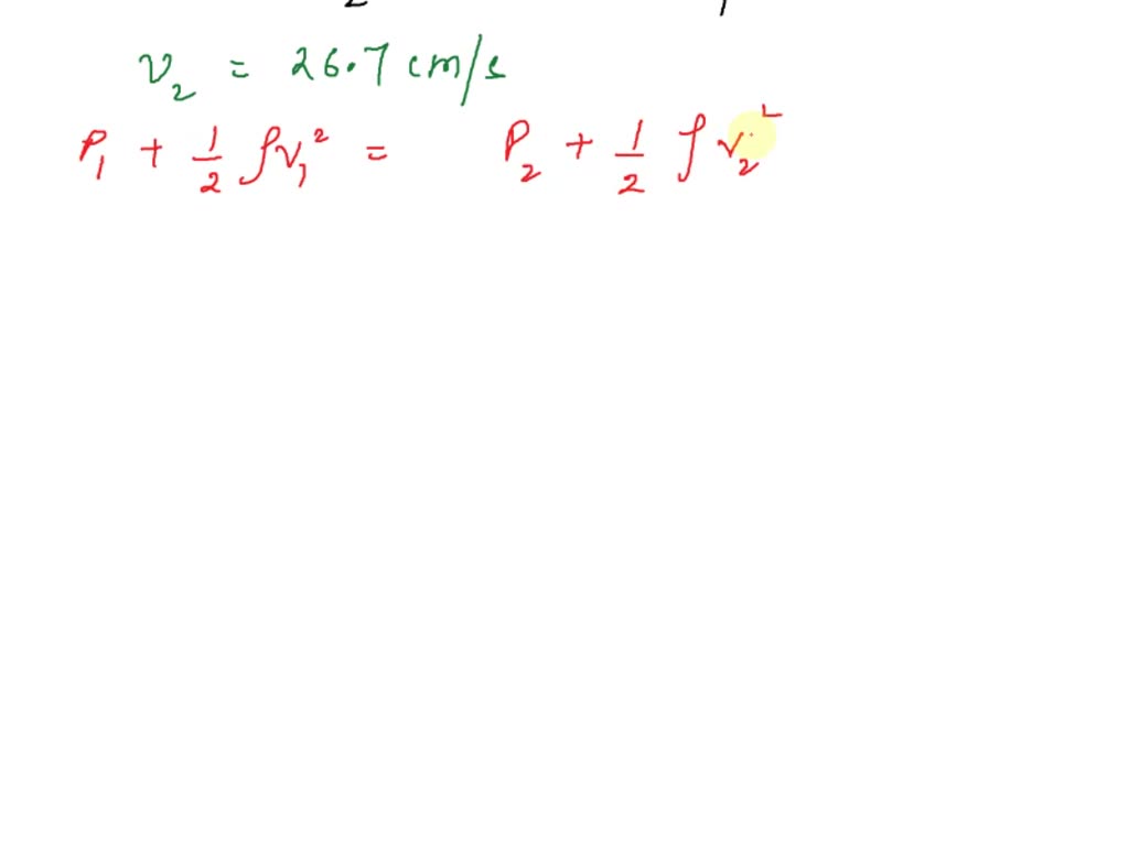 SOLVED: 4. What relation exists between cross sectional area and velocity of fluid? Velocity and ...