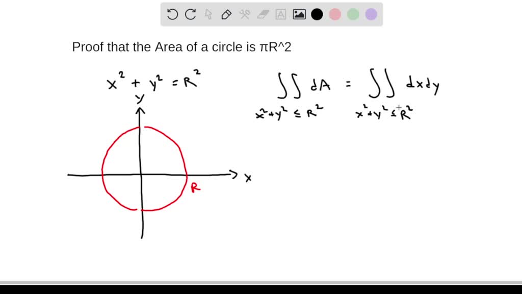 SOLVED: Proof that the Area of a circle is πr^2