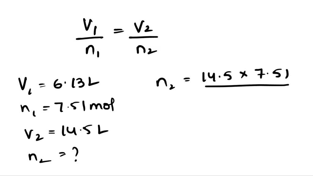 SOLVED: A flexible container at an initial volume of 6.13 L contains 7.51 mol of gas. More gas ...