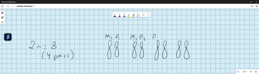 SOLVED: A cell undergoing meiosis has four pairs of homologous ...