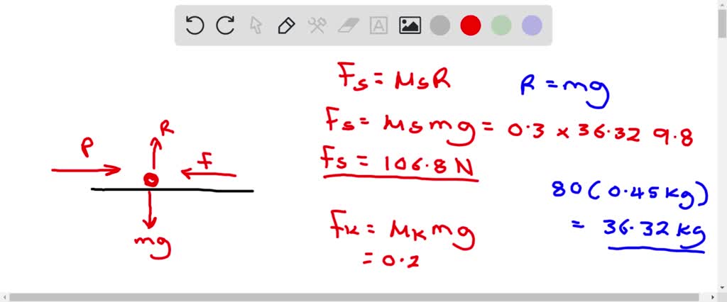 SOLVED: The dresser has a weight of 80 lb and is pushed along the floor ...